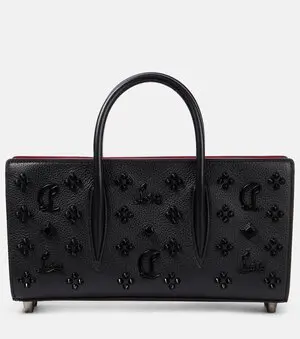 CHRISTIAN LOUBOUTIN Paloma Leather Tote - Black