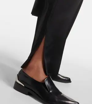 JIL SANDER High-rise Straight Leg Pants - Black