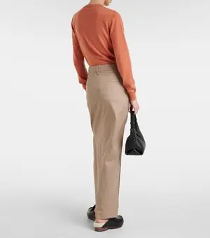 Brunello Cucinelli Pleated Low-rise Maxi Skirt
