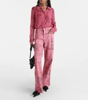 Blumarine Wide-leg Jeans