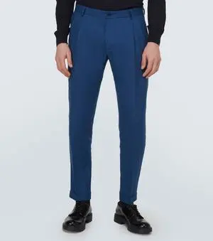 Dolce & Gabbana Linen Slim Pants