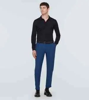 Dolce & Gabbana Linen Slim Pants