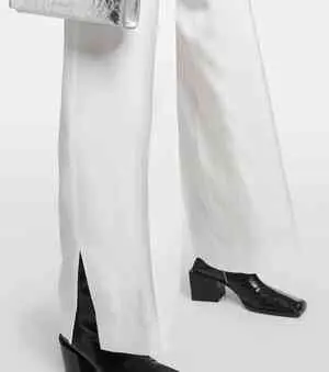 JIL SANDER Satin Straight Leg Pants