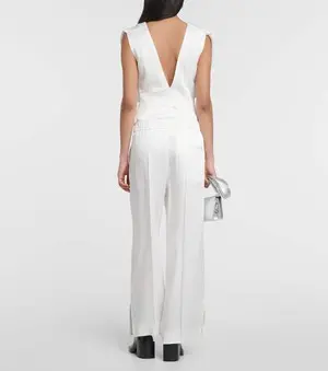 JIL SANDER Satin Straight Leg Pants