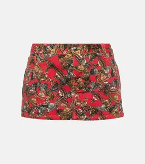 VIVIENNE WESTWOOD Printed Cotton Skirt