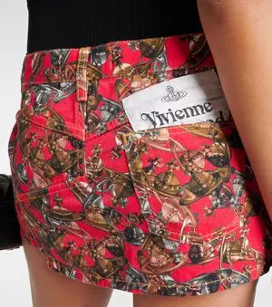 VIVIENNE WESTWOOD Printed Cotton Skirt