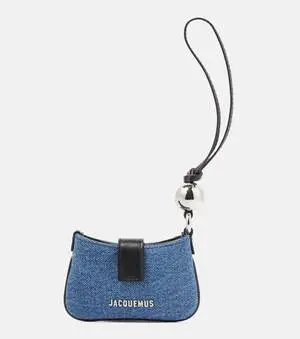 Jacquemus Le Porte Bisou Denim Card Holder - Blue