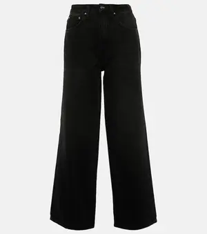 Toteme Black Wash Bottoms For Women