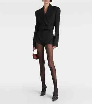 Magda Butrym High-rise Wool Shorts