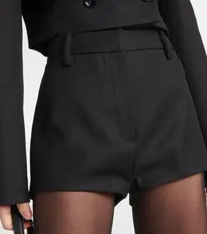 Magda Butrym High-rise Wool Shorts