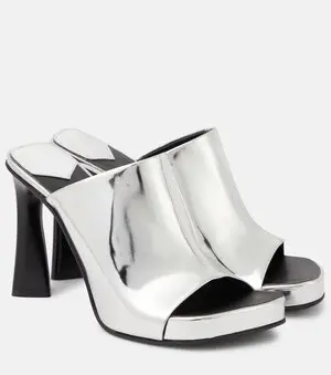 Stella Mccartney Metallic Mules Clogs For Women
