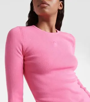 MARINE SERRE Core Open-back Jersey Top