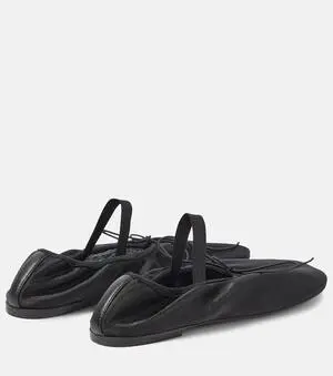 Proenza Schouler Glove Mesh Ballet Flats - Black