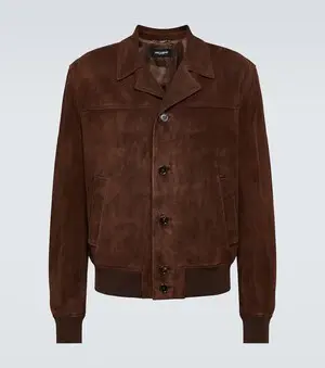 Dolce & Gabbana Suede Jacket - Brown