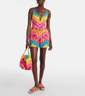 Valentino Garavani Logo Swimsuit - Multicoloured