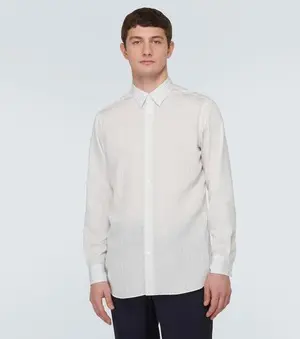 LARDINI Pinstripe Shirt