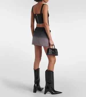 DION LEE Workwear Cotton Corset Top