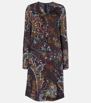 Etro Printed Mini Dress - Black