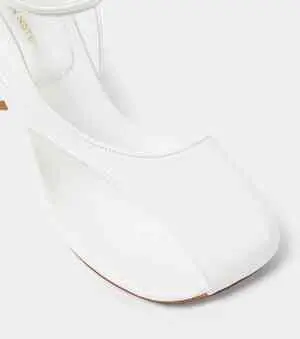 Dries Van Noten Bridal Leather Pumps
