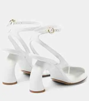 Dries Van Noten Bridal Leather Pumps