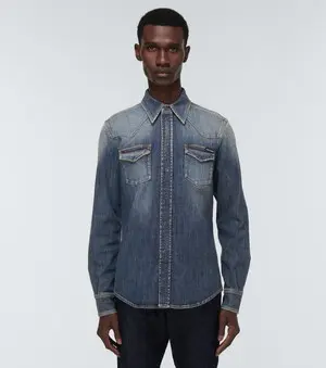 Dolce & Gabbana Denim Shirt - Blue
