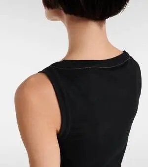 Brunello Cucinelli Cotton-blend Tank Top