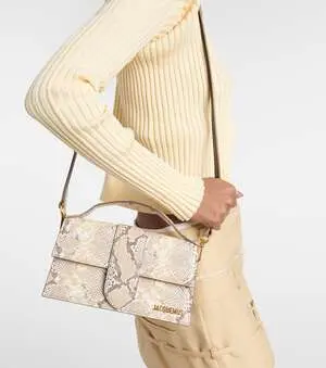 Jacquemus Le Grand Bambino Medium Leather Crossbody Bag