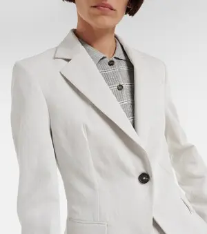 Brunello Cucinelli Cotton And Linen Blazer
