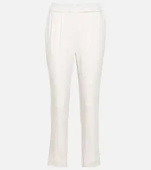 Brunello Cucinelli Pull On Slim Pants - Beige