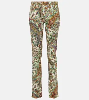 Etro Paisley Slim Jeans