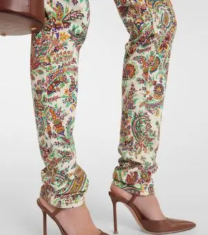 Etro Paisley Slim Jeans