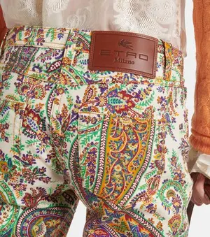 Etro Paisley Slim Jeans