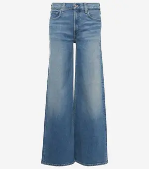Citizens Of Humanity Loli Mid-rise Wide-leg Jeans - Blue