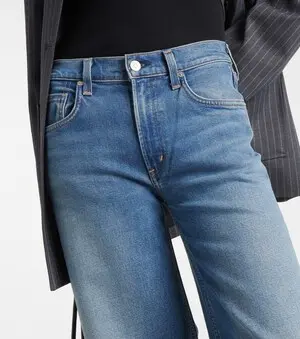 Citizens Of Humanity Loli Mid-rise Wide-leg Jeans - Blue