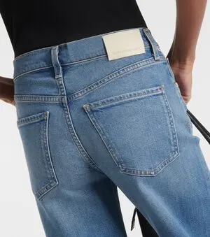 Citizens Of Humanity Loli Mid-rise Wide-leg Jeans - Blue