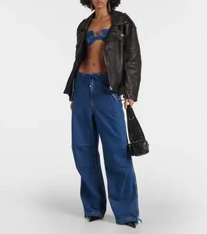 DION LEE Parachute Wide-leg Jeans - Blue