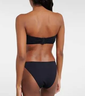 ERES Show Bandeau Bikini Top - Black