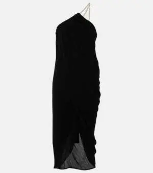 Chloé One-shoulder Midi Dress