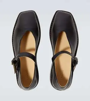 LEMAIRE Leather Ballerinas