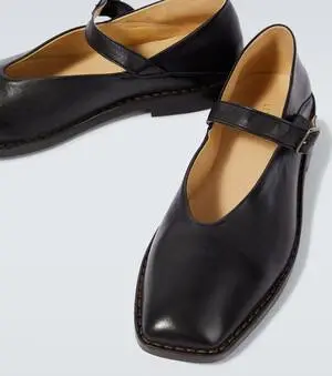 LEMAIRE Leather Ballerinas