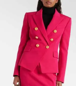 Balmain Virgin Wool Miniskirt
