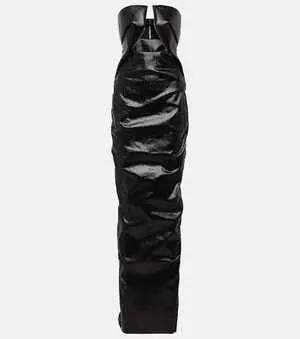 Rick Owens Prong Cutout Gown - Black