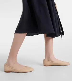 Chloé Marcie Leather Ballet Flats