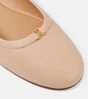 Chloé Marcie Leather Ballet Flats