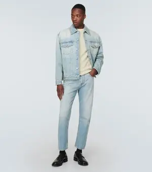 Valentino Garavani Cropped Straight Leg Jeans