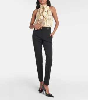 Versace Bow-detail Top