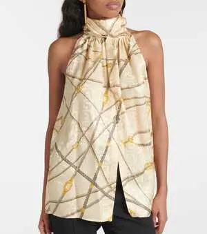 Versace Bow-detail Top