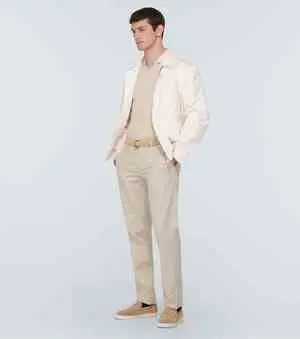 Brunello Cucinelli Cotton-blend Gabardine Blouson Jacket