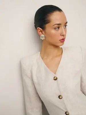 REFORMATION Larsen Linen Jacket