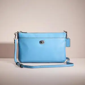 COACH Restored Polly Crossbody Silver/pool